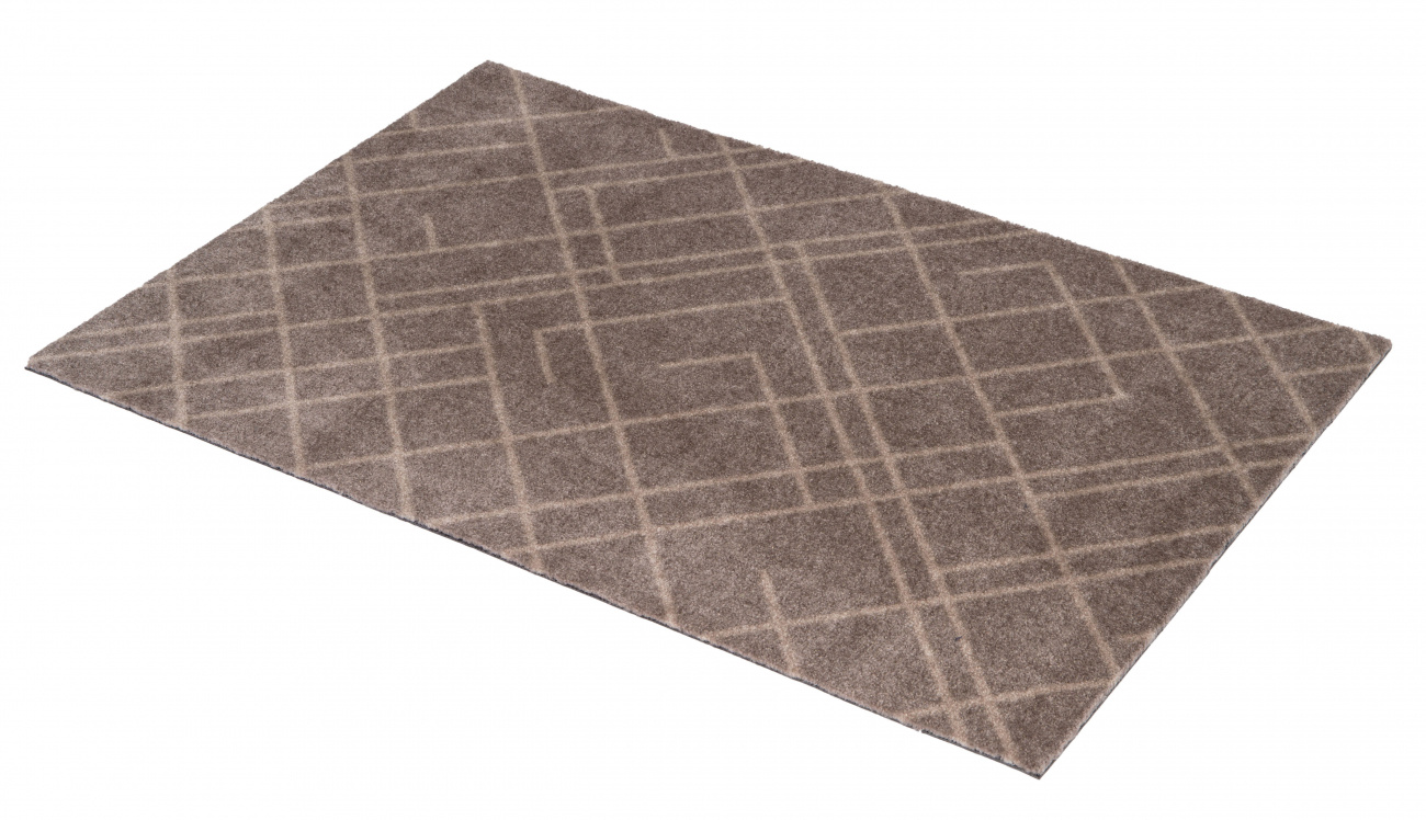 Hallmatta 'Lines' - Sand 90x60 cm - Köp hos Reforma