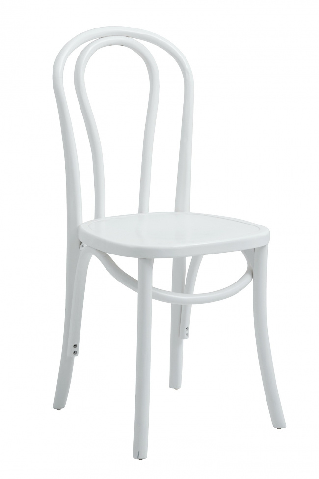 Stol 'Bistro' - Trä/Vit lack - Köp hos Reforma