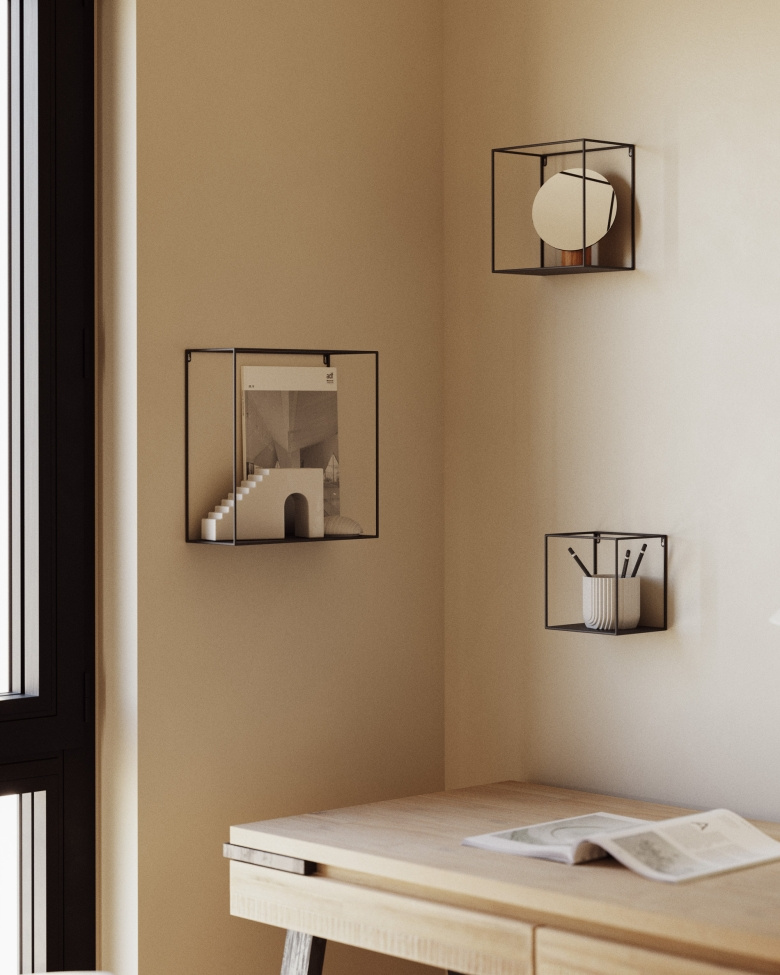 Vägghylla 'Neth' - Svart - Köp hos Reforma